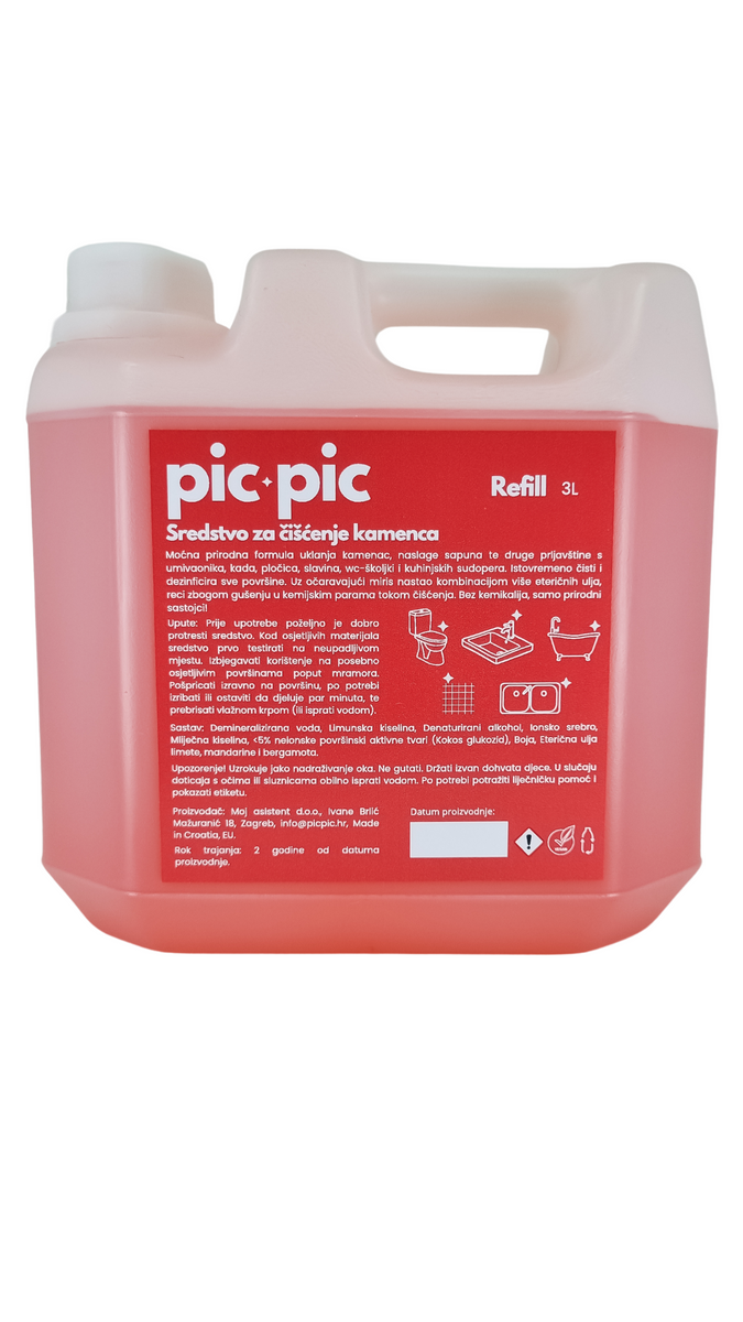 Sredstvo za čišćenje kamenca, 3l – PicPic